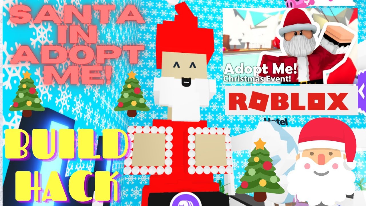 🎅 CHRISTMAS | MAKING 🎅 SANTA 🎅 FAST IN ADOPT ME | BUILD HACK | Build ...