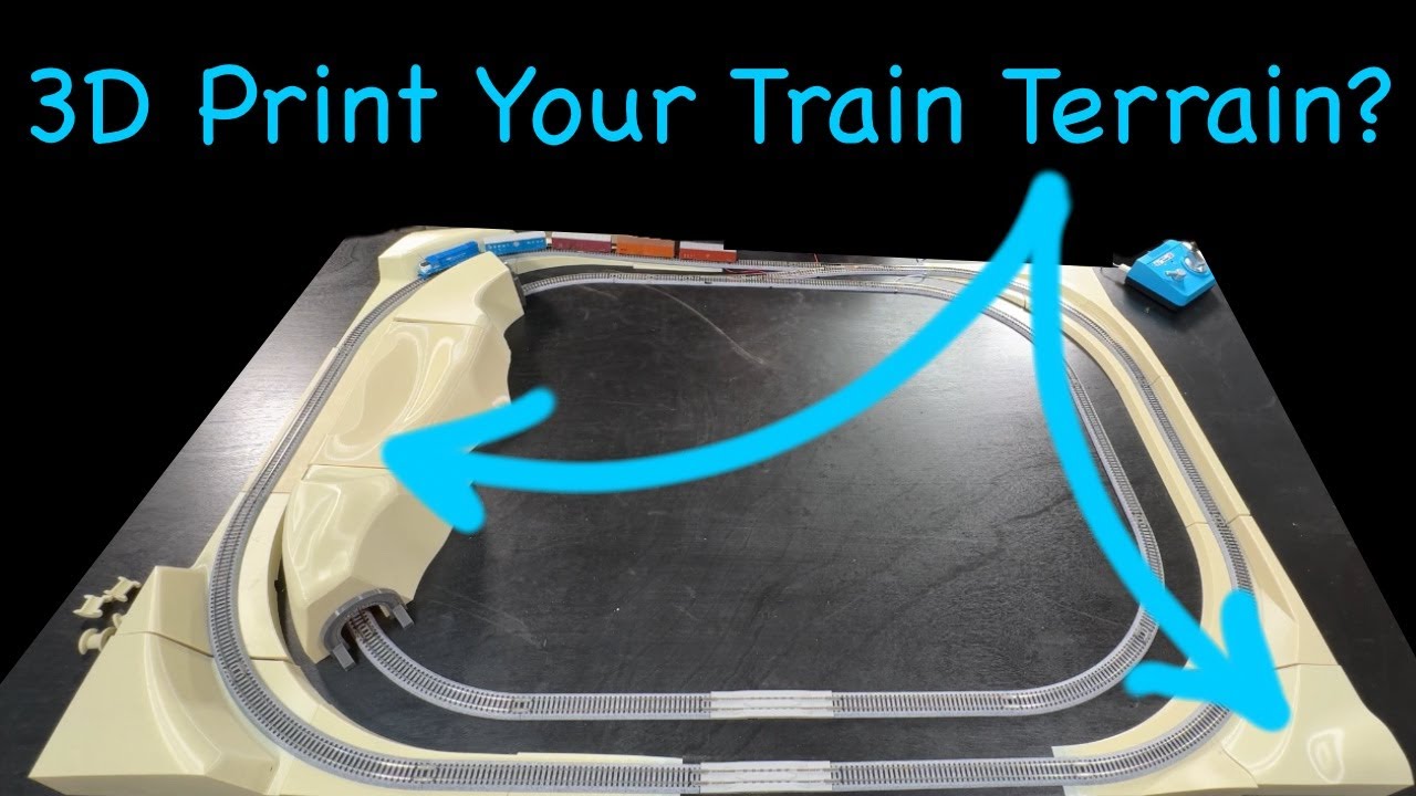 Can You 3D Print Your Train Layout Terrain? - YouTube