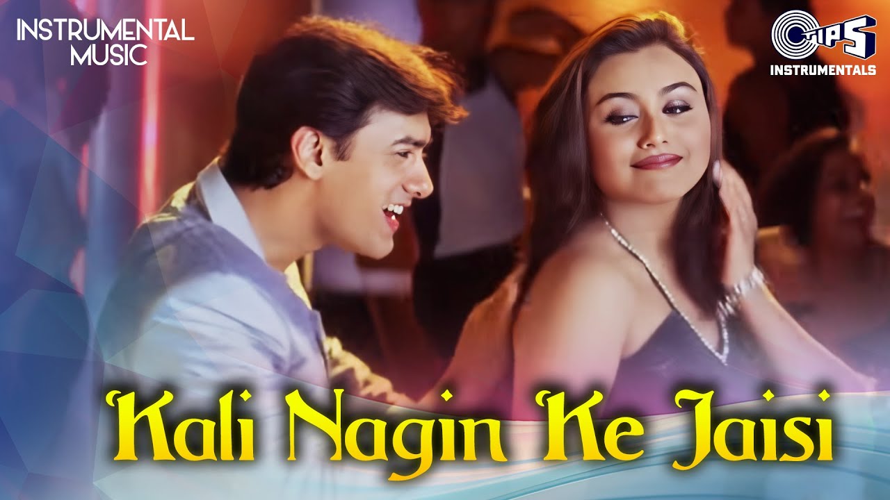 Kali Nagin Ke Jaisi Julfe Teri Kali Kali Instrumental Music | Mann | Aamir Khan, Rani Mukherjee ...