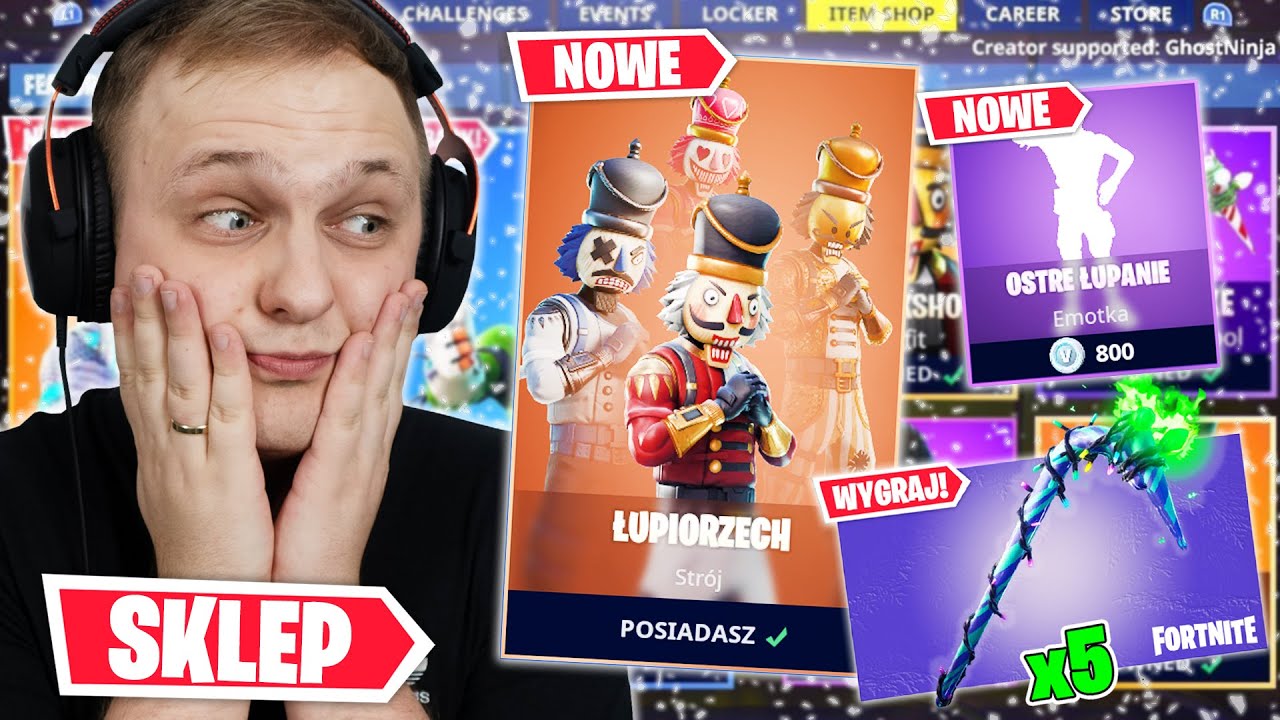 *NOWY* CRACKSHOT WRÓCIŁ + 5x MINTY AXE w Fortnite Sklep - YouTube