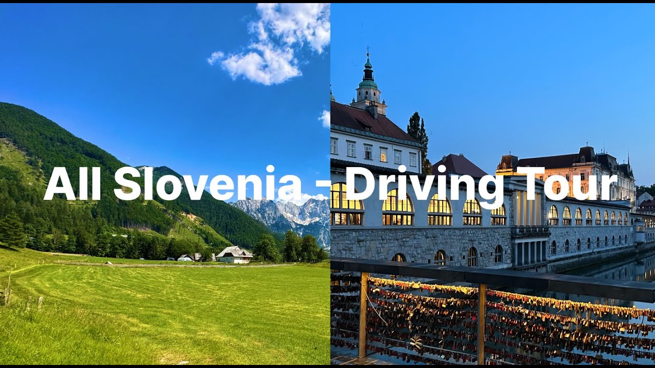 Scenic Drive Tour In All Slovenia 🇸🇮 - Liubliana, Llogara Pass, Lake ...