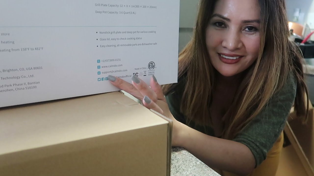 UNBOXING CALMDO ELECTRIC SKILLET WITH DELICIOUS AND SIMPLE RECIPE | ZO ...