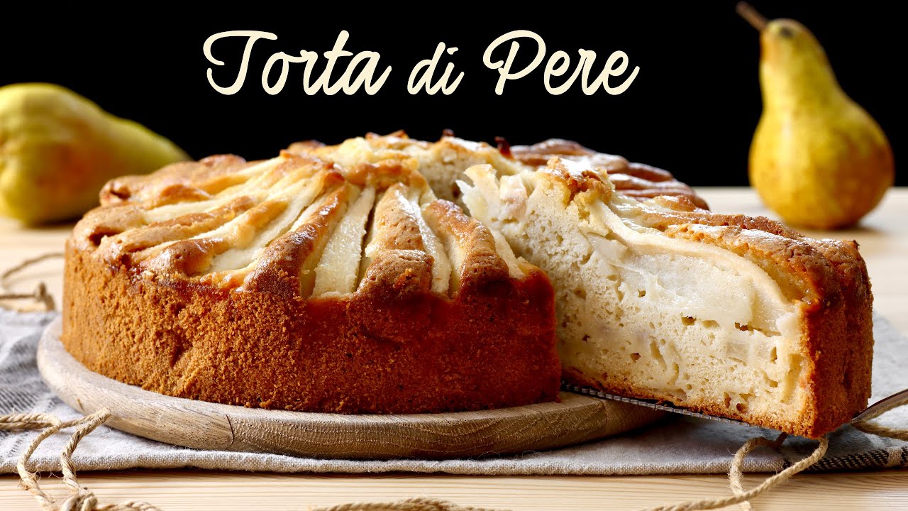 TORTA DI PERE Ricetta Facile - Buon'Idea - YouTube