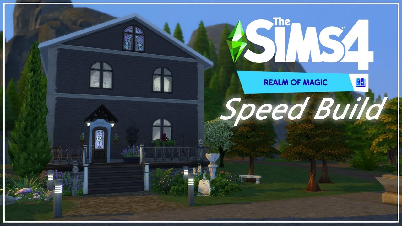 The Sims 4: Realm of Magic | Speed Build - YouTube