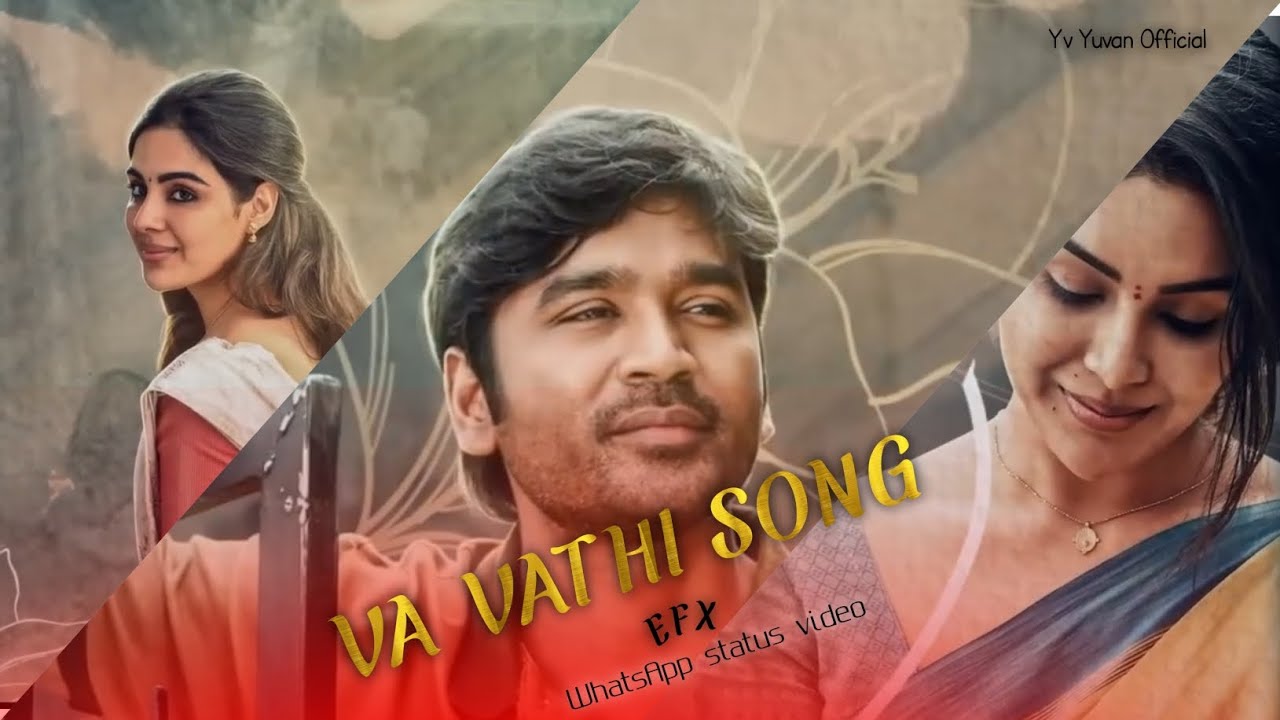 😇🤩Oruthala kadhala thanga- va vathi song EFX Whatsapp status video Tamil 🤩😇 - YouTube
