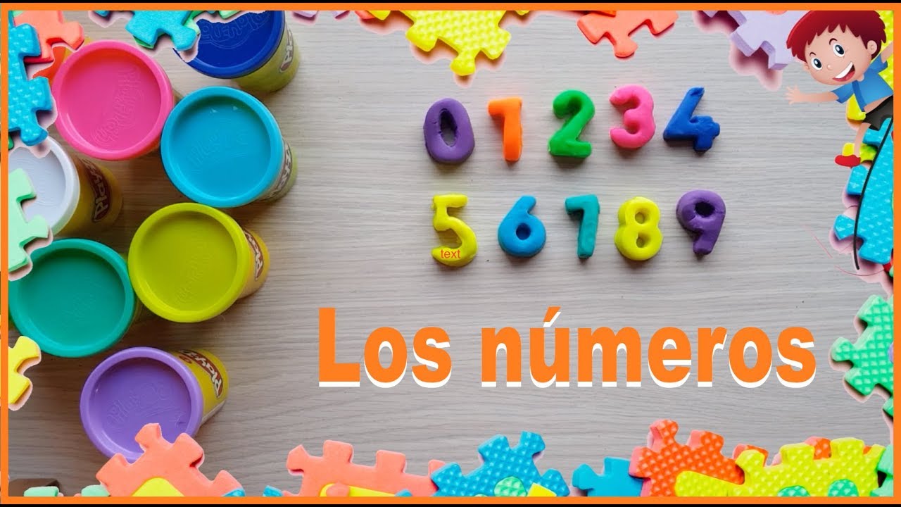 Aprender los números jugando con plastilina - YouTube