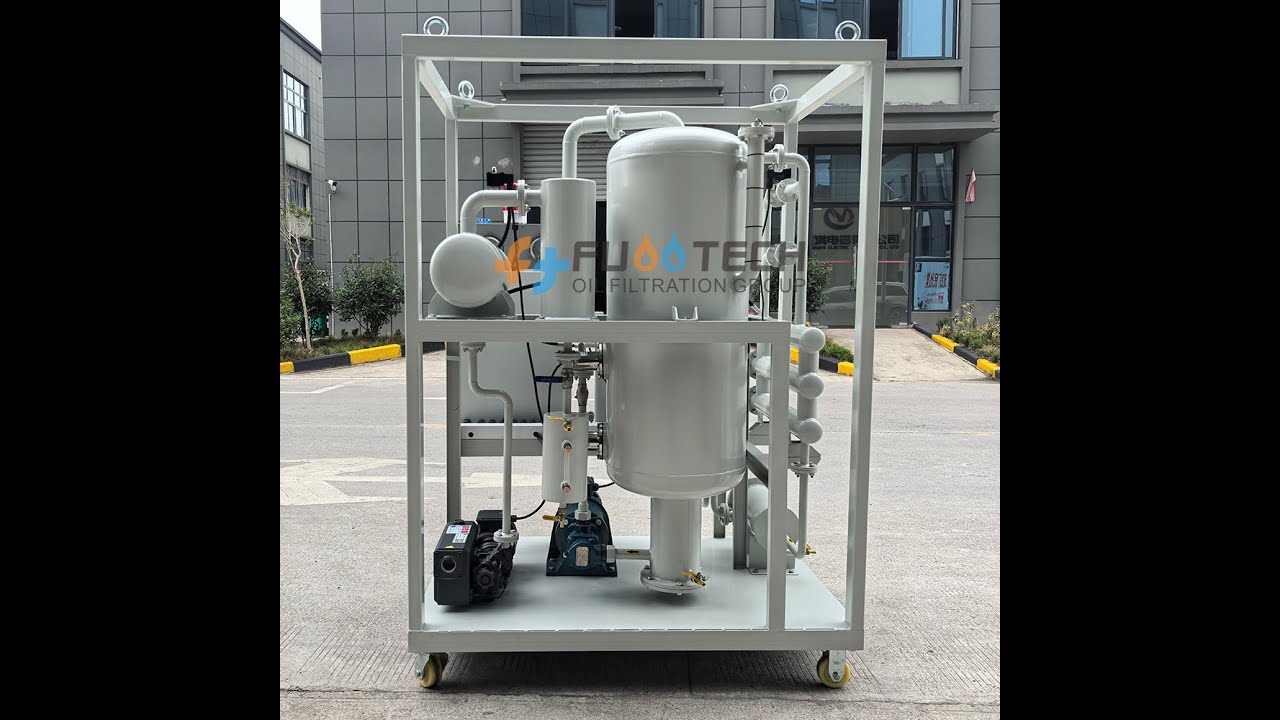 FUOOTECH ZY-20 1200LPH Used Transformer Oil Filtration Machine! - YouTube