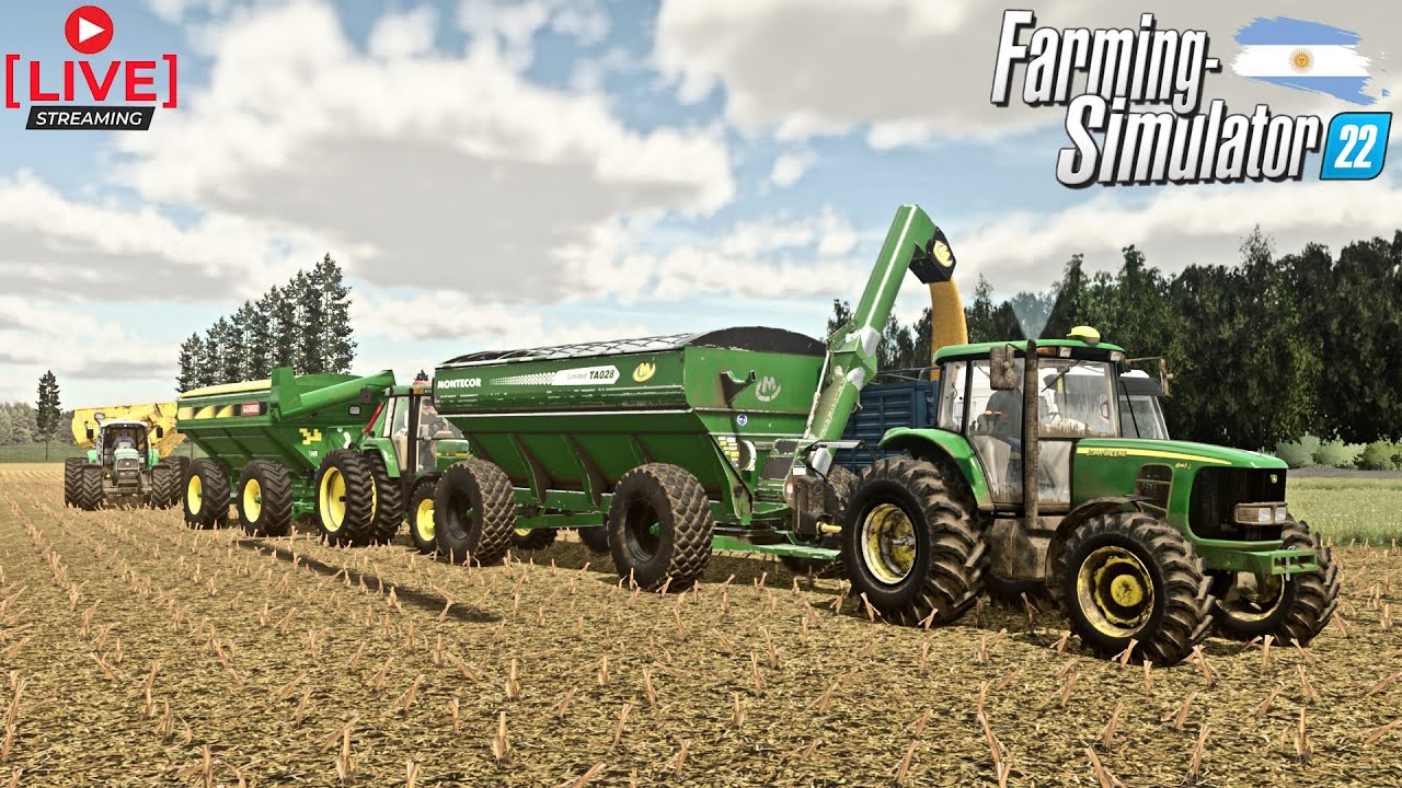 fs22 Argentina - Todavía nos queda bastante, estamos a full cosechando ...