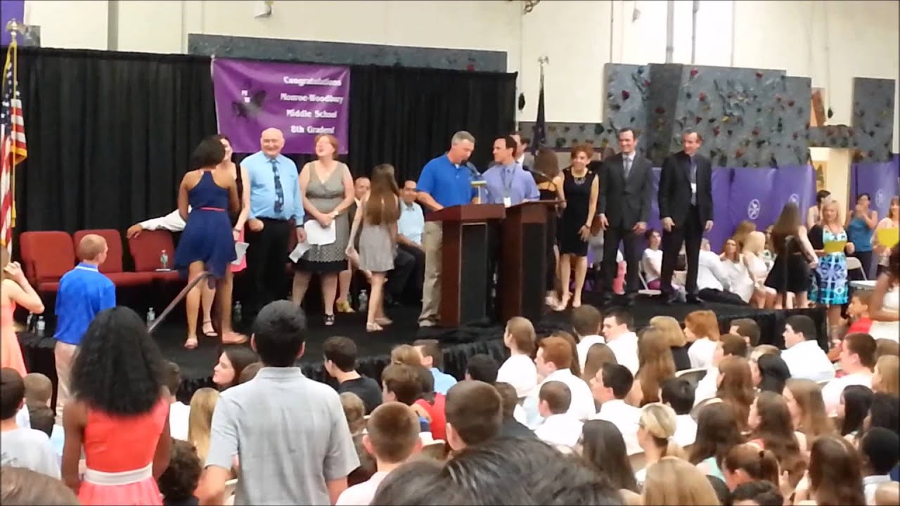 Jayna's 8th Grade Graduation Ceremony - YouTube