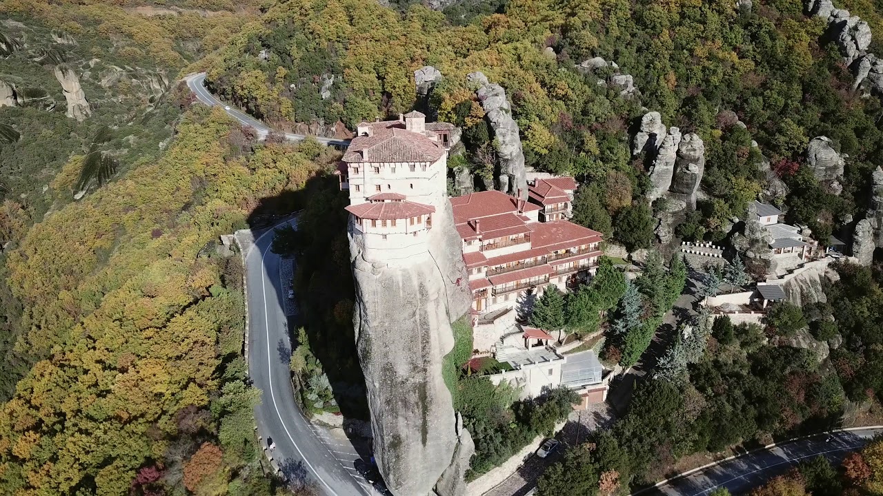 4K Drone Footage - Bird's Eye View of Meteora, Greece - YouTube