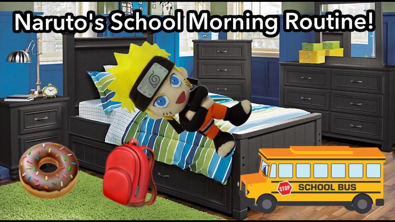 Anime Plush Shorts: Naruto's School Morning Routine! - YouTube