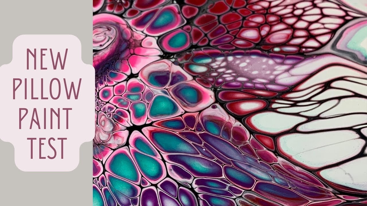 #172 COLORFUL Fun Floating Bloom Pillow Paint Test | Acrylic Pour ...