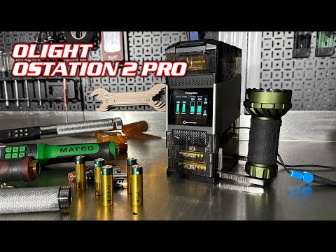 RECHARGE with the OLIGHT OSTATION 2 Pro - Charges AA and AAA Batteries