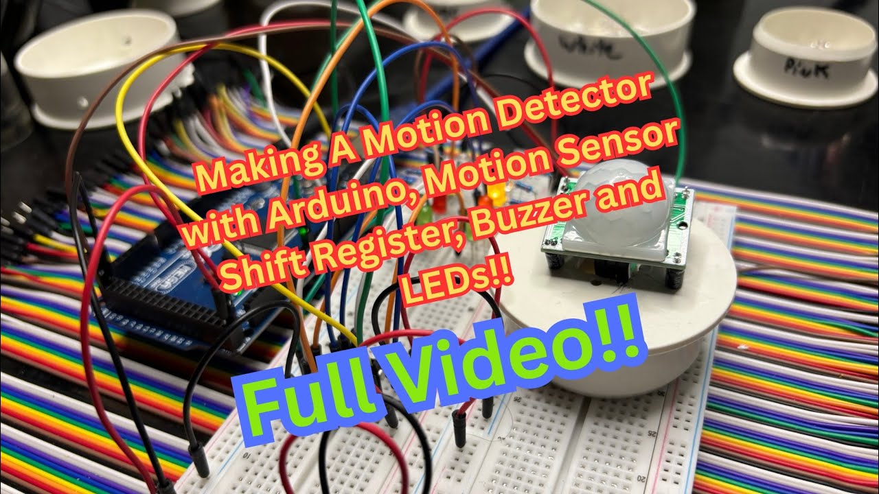 Arduino Motion Detector with PIR Sensor & LEDs | First Step to Smarter ...