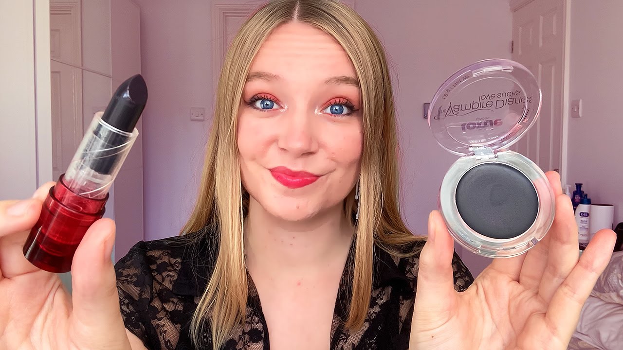 ASMR Trying Colour-changing Vampire Makeup (Whispered) - YouTube