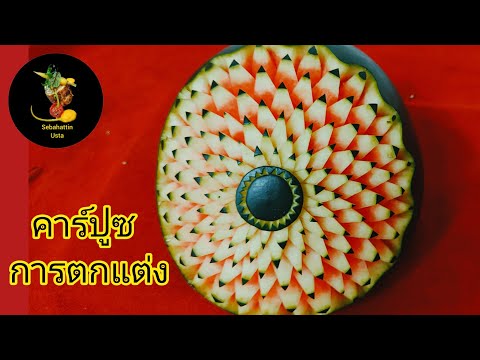 Watermelon decoration making🌴Karpuz dekorları #viralvideo  #melon 