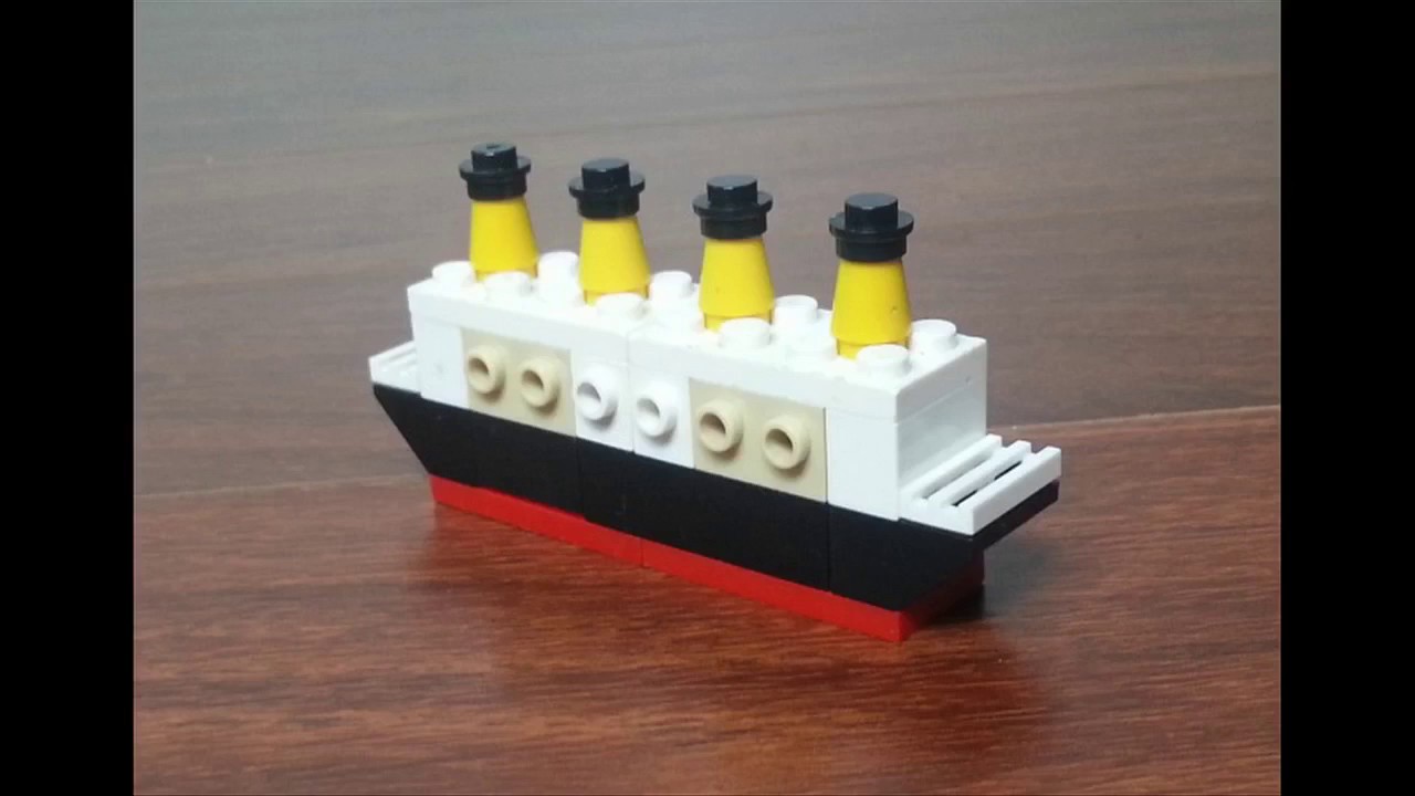 Hướng dẫn Lego tàu Titannic - How to build Lego Titanic Boat - YouTube