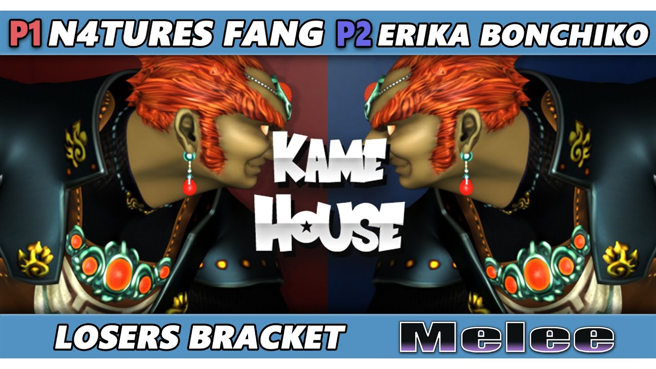 Kame House 108 - N4TURE'S F4NG (Ganondorf) Vs. Erika Bonchiko (Ganondorf) Smash Melee - YouTube