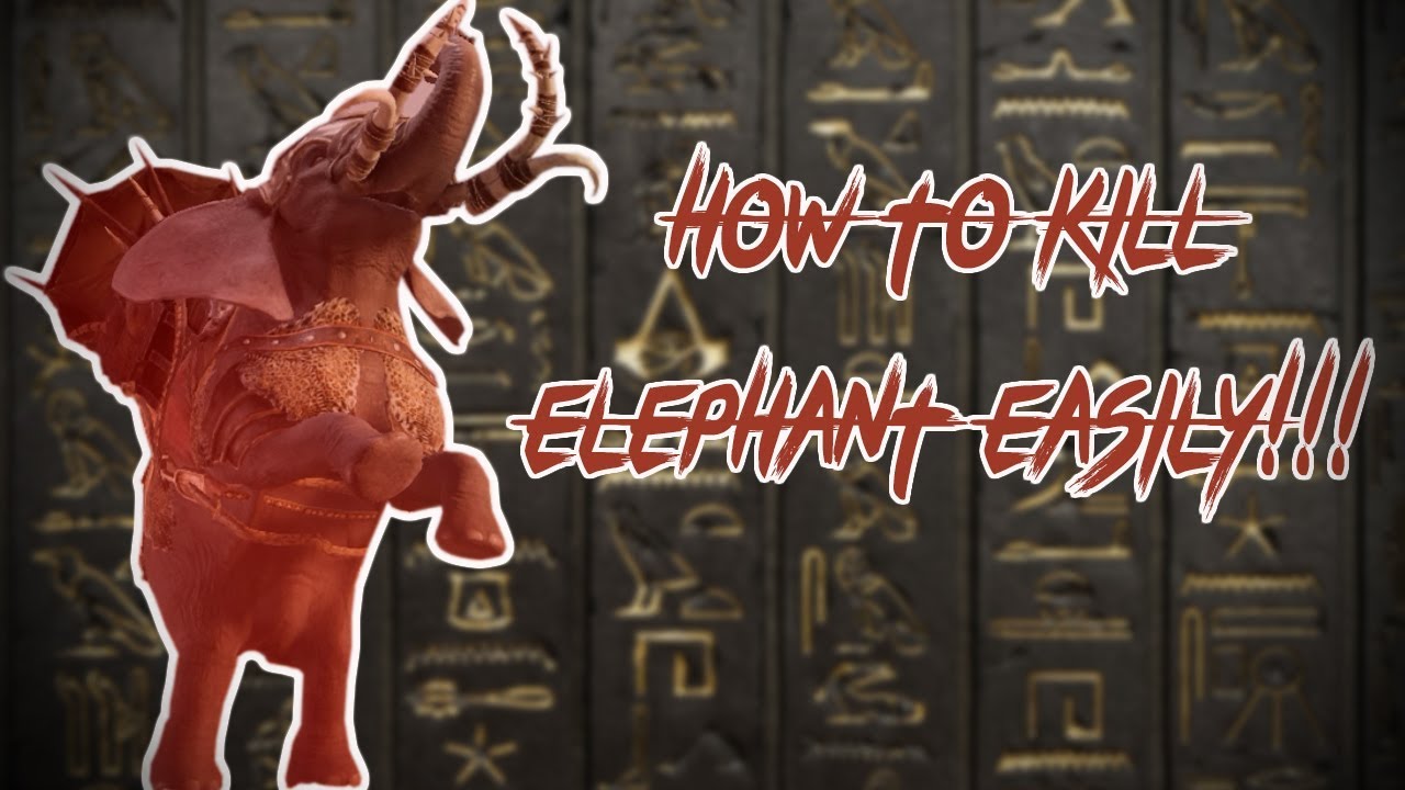 HOW TO KILL ELEPHANT EASILY IN ASSASSIN'S CREED ORIGINS!! - YouTube