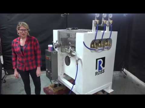 Ross, 52C 6 x 14, Three roll mill - YouTube