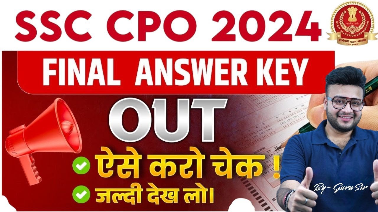 ssc cpo score card 2024 kaise dekhe | ssc cpo score card kaise download ...