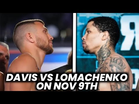 BREAKING: Gervonta Davis VS Vasyl Lomachenko Fight Announcement - YouTube