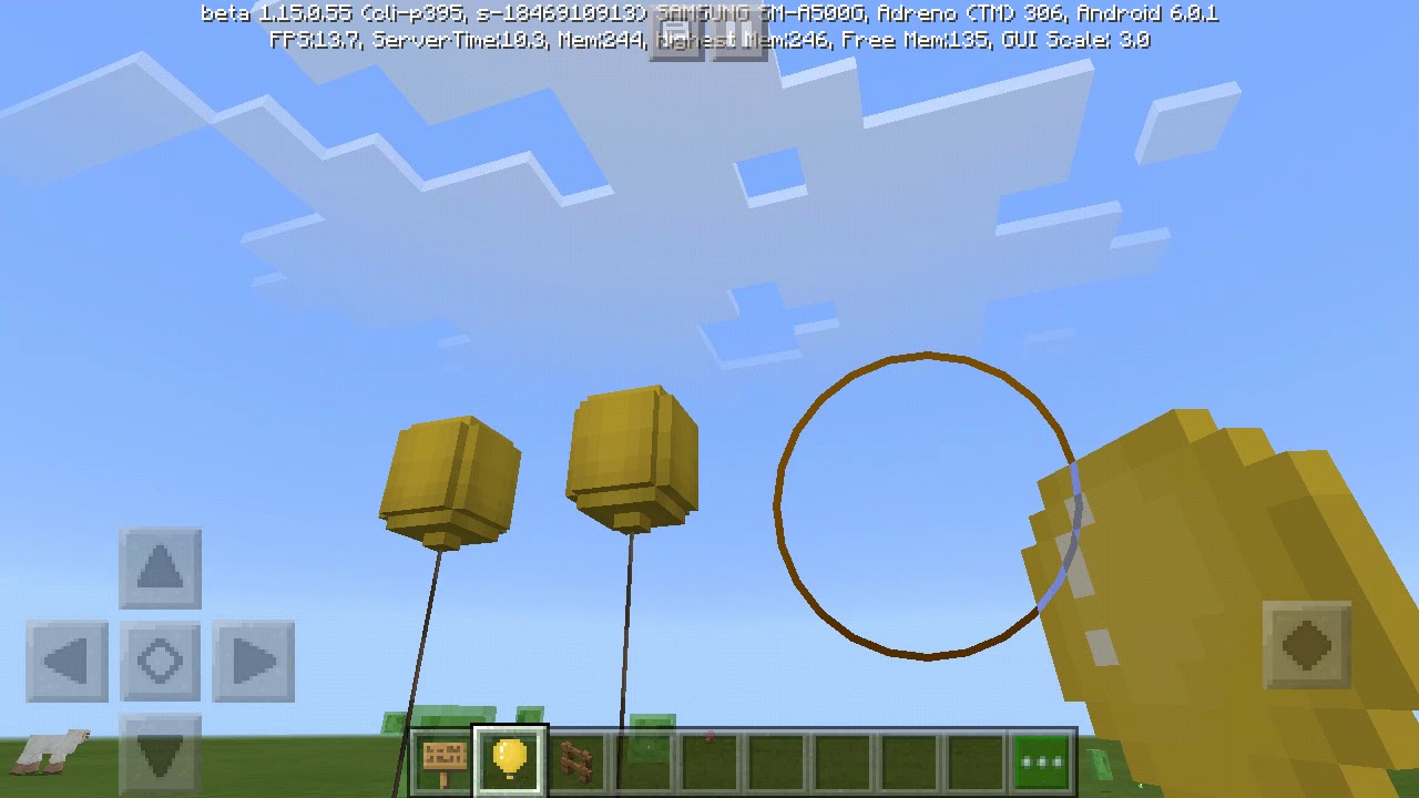 How to make a balloon in minecraft - YouTube
