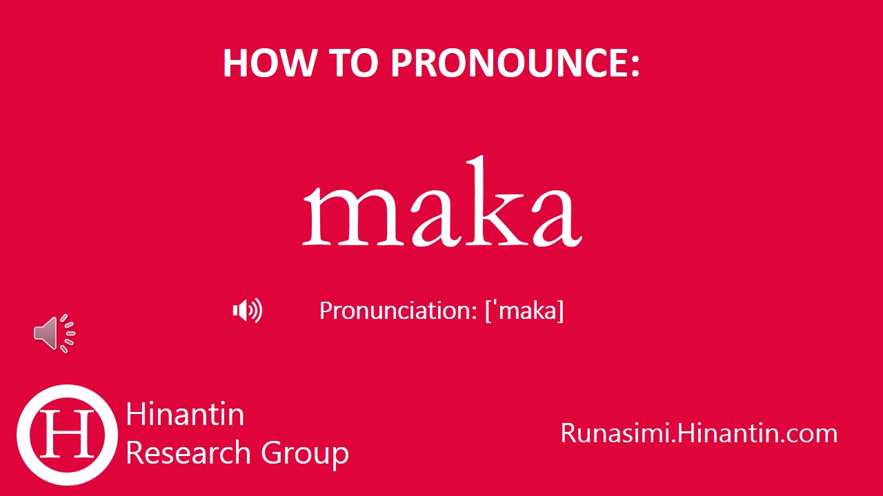 How to pronounce maka ‘maca, Andean tuber used as food and medicine ...