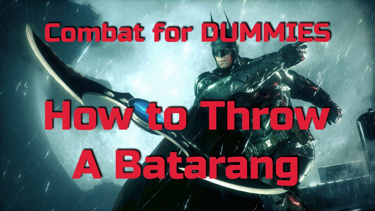 Throwing a Batarang | Martial Arts Tutorial - YouTube