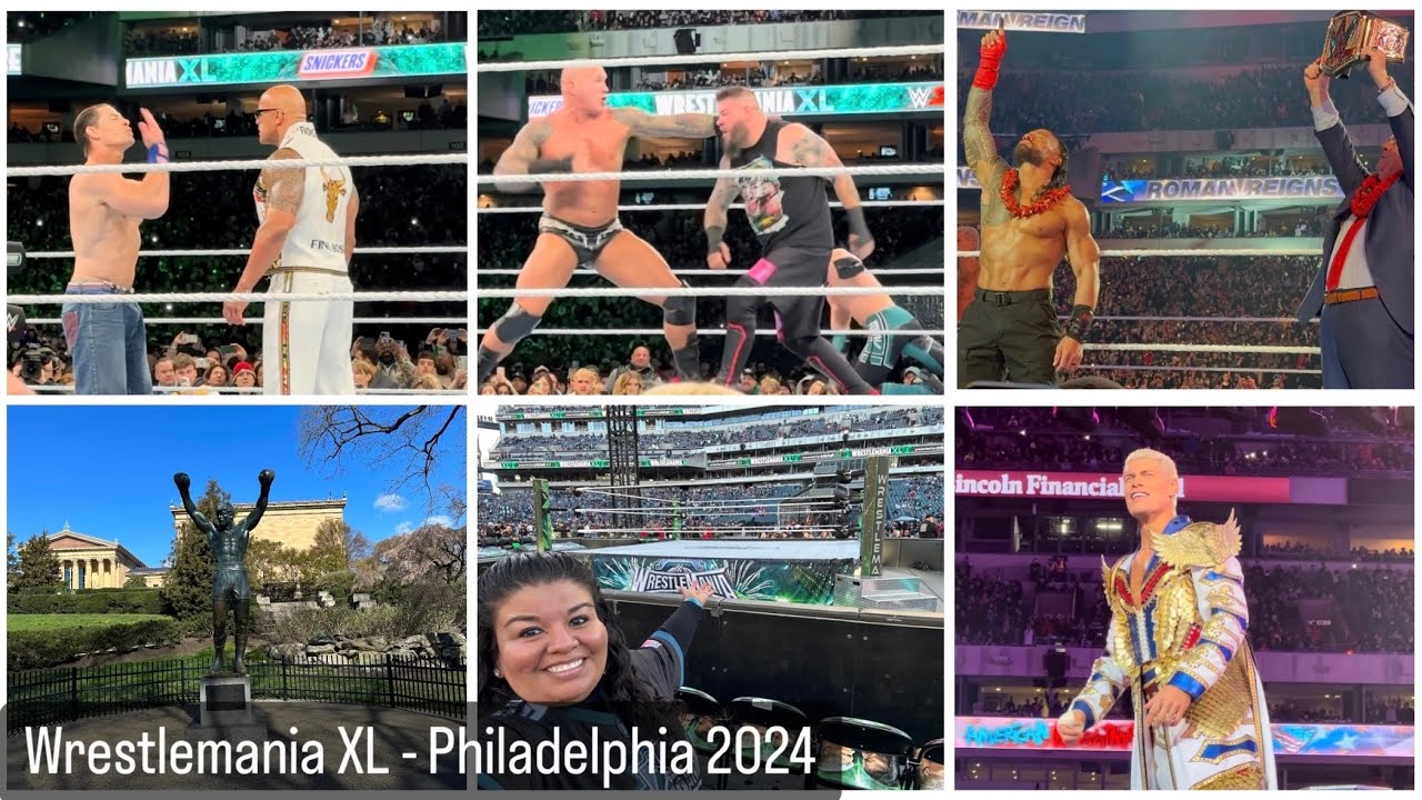 WRESTLEMANIA 40 - Philadelphia ~ Vlog No. 12 #wrestlemania # ...