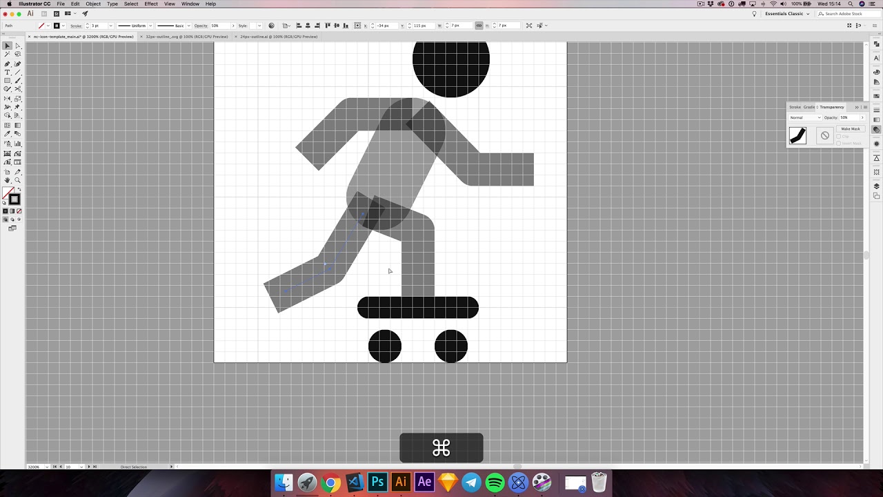 Tutorial: How to create human-figure icons, Part 2 - YouTube