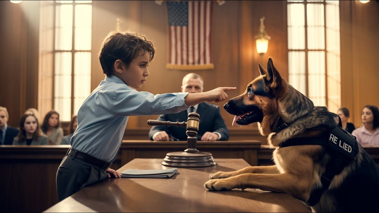 He Points at the Police Dog and Says Two Words — The Judge Is Left ...