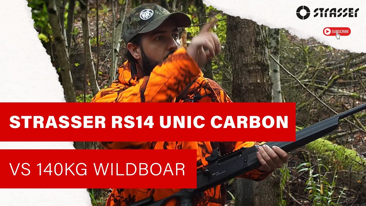 STRASSER RS14 UNIC Carbon vs 140kg wildboar - YouTube