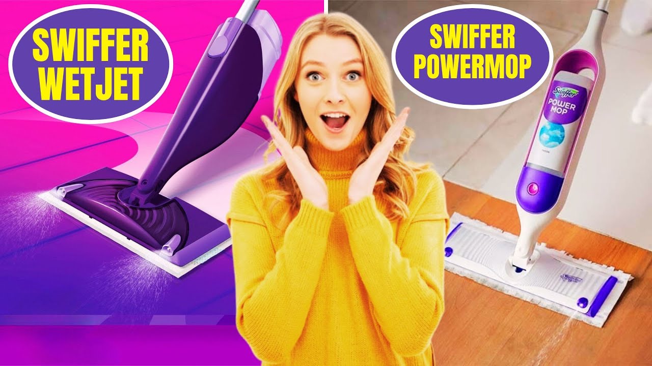 Swiffer WetJet vs Power Mop– Which One REALLY Cleans Better - YouTube