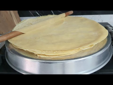 Tepsi ve Oklava Var mı ? Bu Yöntemle Herkes Kolaylıkla Evde Böreklik Yufka Yapabilir !