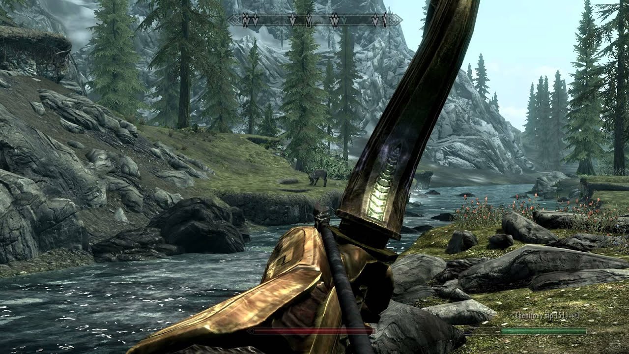Skyrim - AWESOME HUNTER SKILLS - YouTube