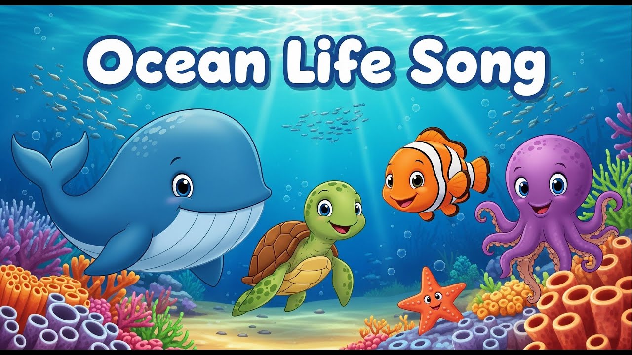 Ocean Life Song and Lyrics Video! Teaching Elementary Science - YouTube