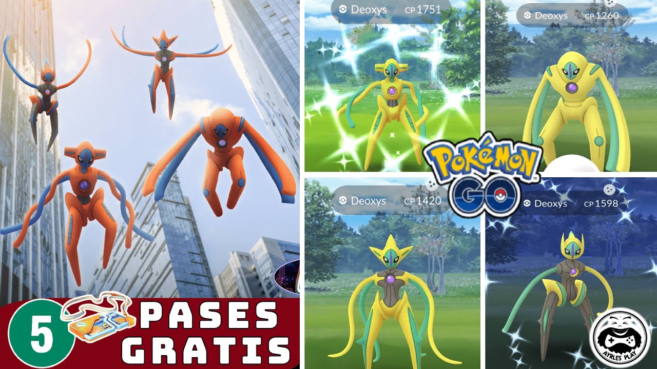 DEOXYS SHINY POKEMON GO | RAID DAY DEOXYS POKEMON GO | HORA INCURSION ...