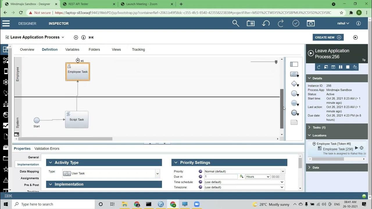 How to find the current State of Instance details using Rest API in IBM BAW | IBM BPM #business ...