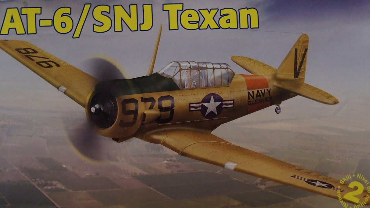 T-6 Texan Revell model build - YouTube