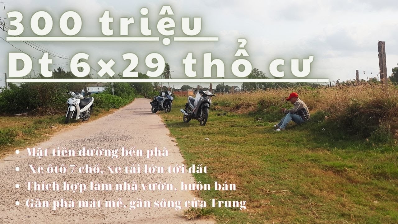 MS 1075: BÁN ĐẤT NỀN 6×29 THỔ CƯ KHU VỰC BẾN PHÀ ĐÔNG ĐÚC DÂN CƯ TT XÃ ...