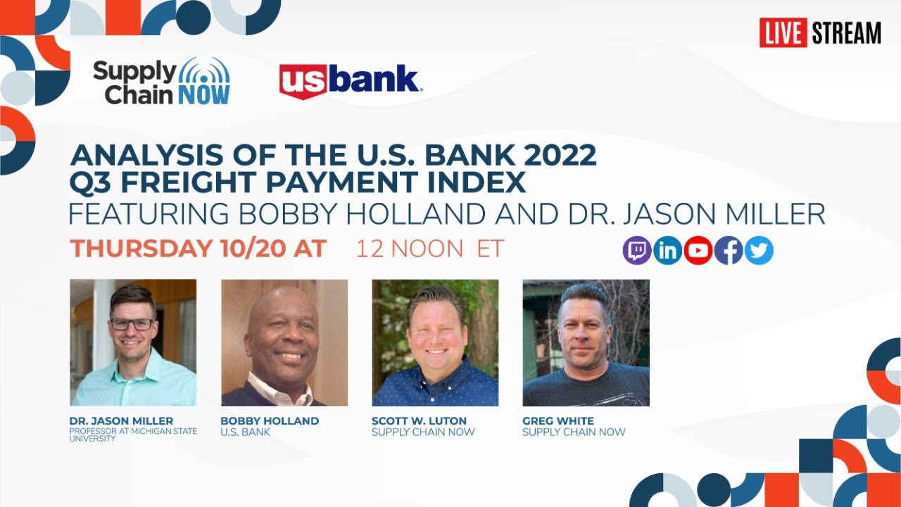 Analysis of the U.S. Bank 2022 Q3 Freight Payment Index - YouTube