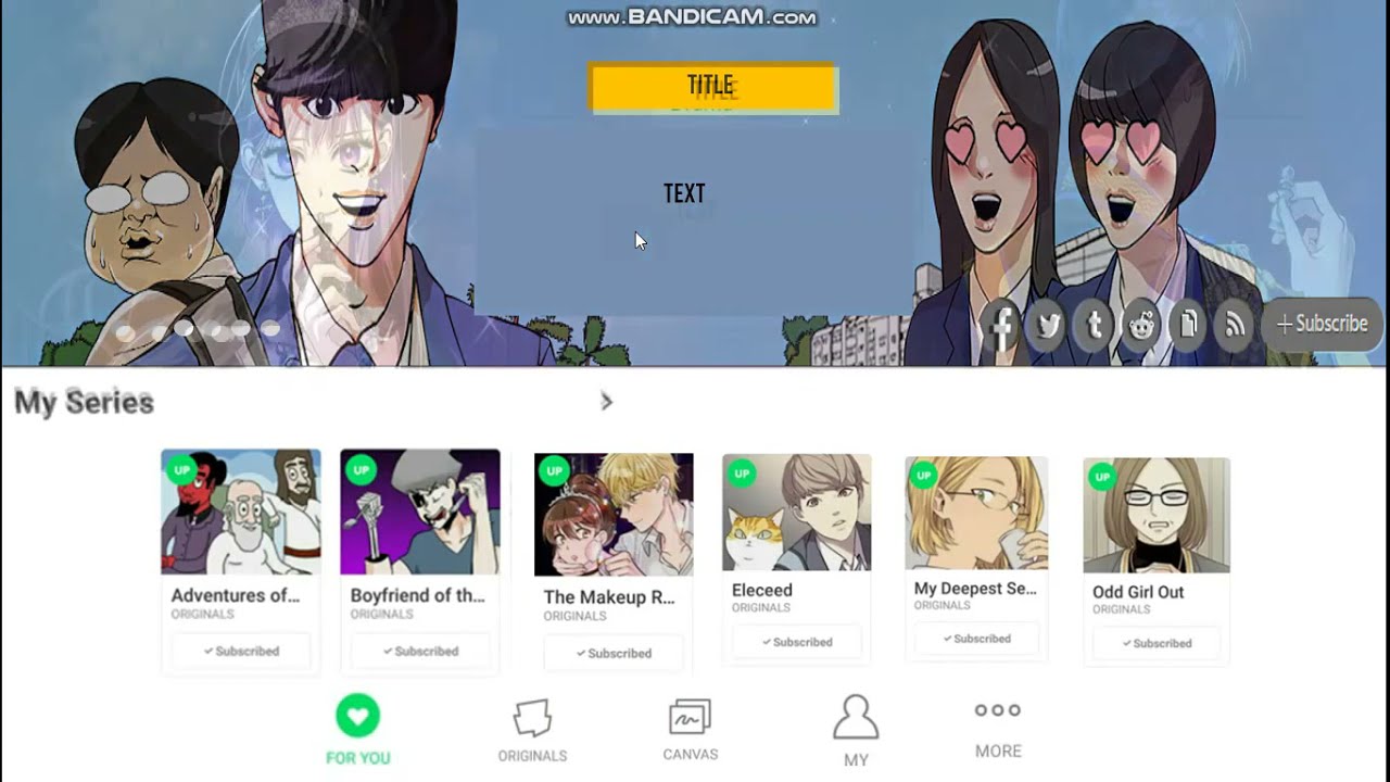 WEBTOON THEME PPT (FREE DOWNLOAD) - YouTube