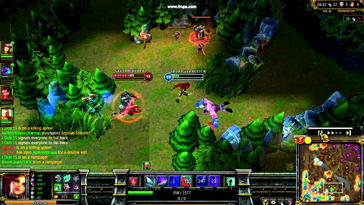 League Of Legends: katarina play. - YouTube