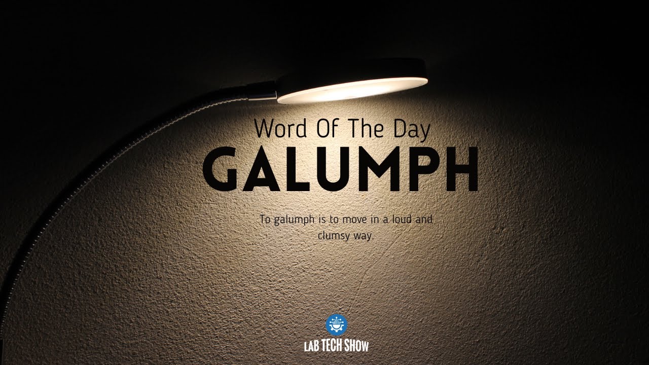 Clumsy Word of the Day: Galumph Explained - YouTube