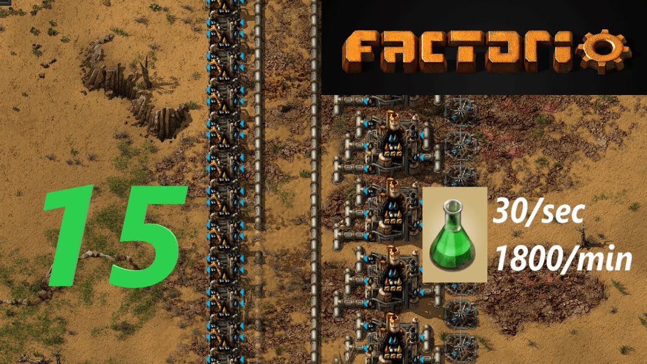 МЕГАбаза (30науки в секунду) #15 Переработка нефти #прохождениеигр #factorio #ждфакторио # ...