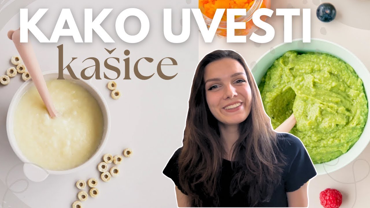 uvodjenje nemlecne ishrane 🥣 Prve Kasice za Bebe 4+ - YouTube