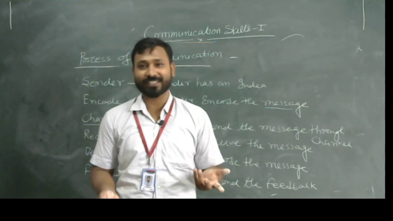 COMMUNICATIO AND PROCESS OF COMMUNICATION 2 Ankit Gond Sir - YouTube
