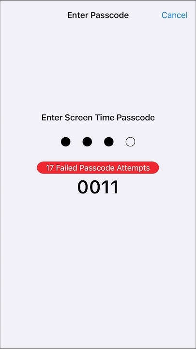 Entering The Screen Time Passcode Until It Unlocks Part 12 - YouTube