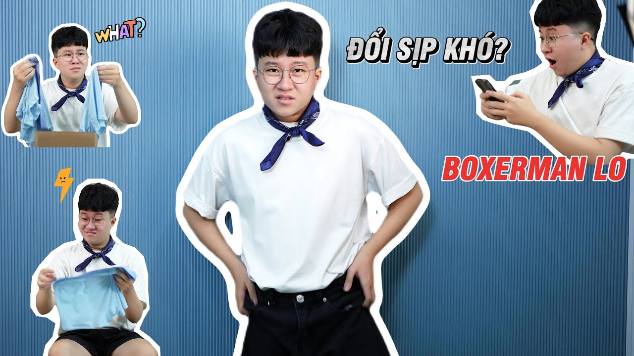 Đổi sịp thật dễ dàng cùng Boxerman 😍 - YouTube
